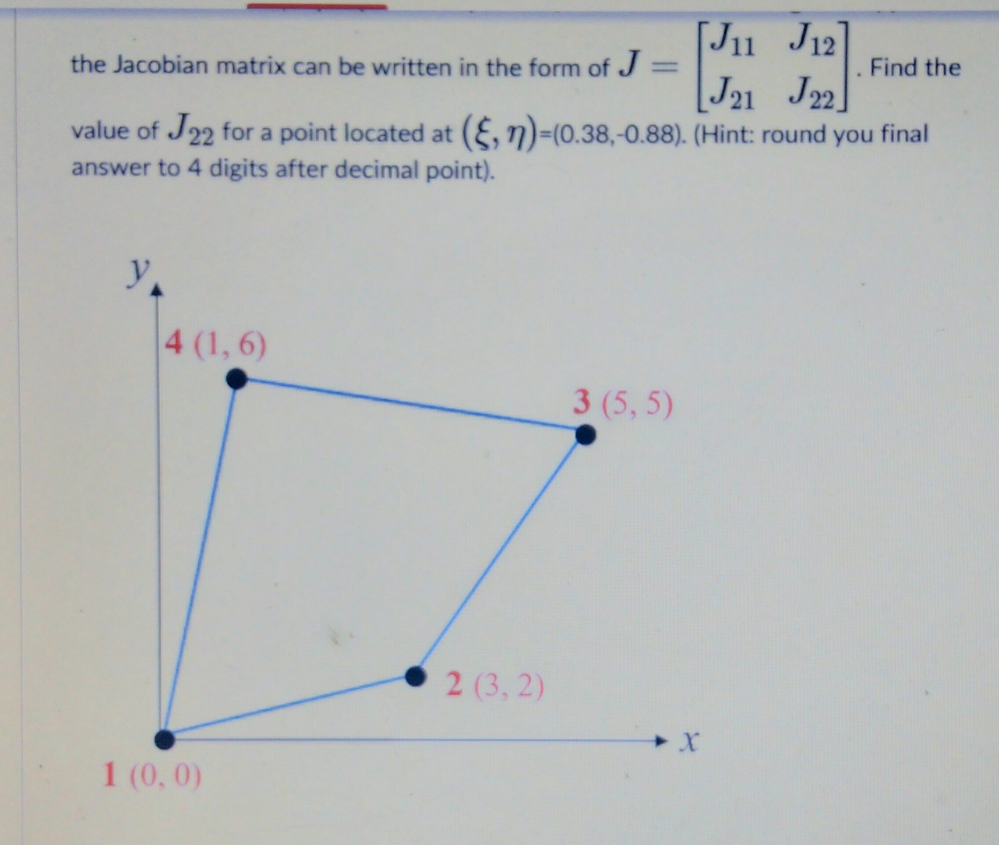 the Jacobian matrix can be written in the form of | Chegg.com