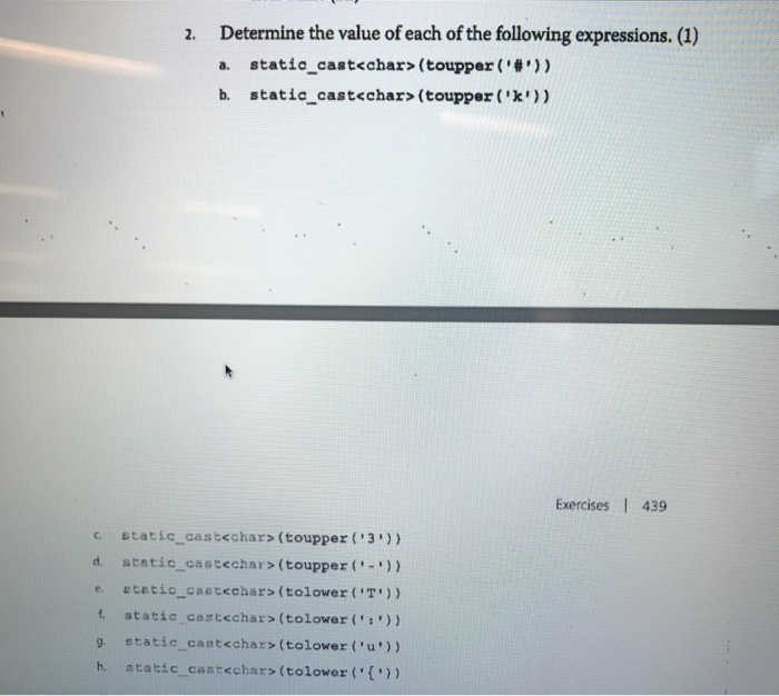 The number in parentheses at the end of an exercise | Chegg.com