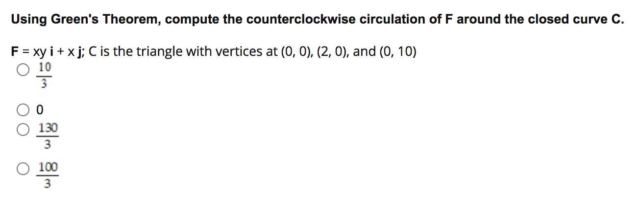 Solved Using Green's Theorem, compute the counterclockwise | Chegg.com