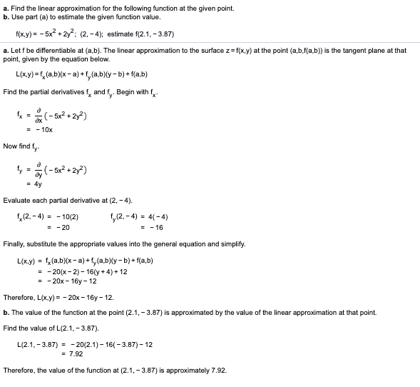 Solved Vector Calculus problem: *****I attached steps for a | Chegg.com