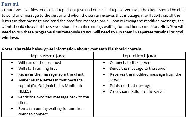 Solved Part #4: Multiple Clients Connect two clients to the | Chegg.com
