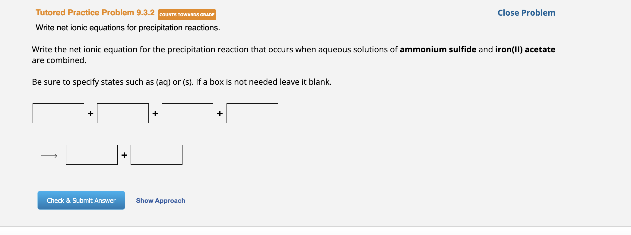 Solved Write the net ionic equation for the precipitation | Chegg.com