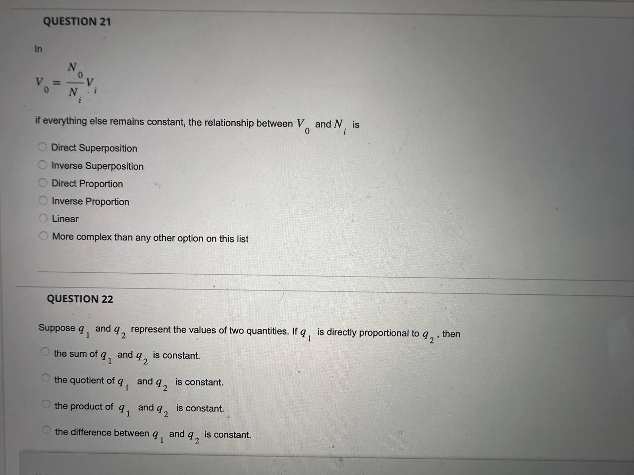 Solved Suppose q1 and q2 represent the values of two | Chegg.com