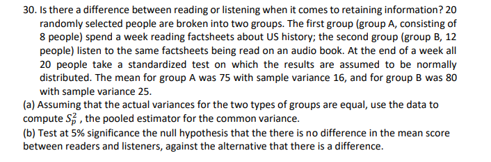 Solved 30. Is there a difference between reading or | Chegg.com