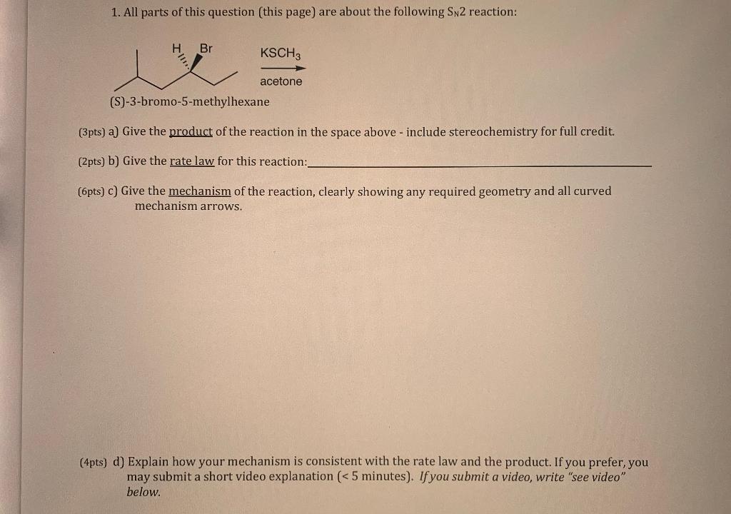 Solved 1. All parts of this question this page) are about | Chegg.com