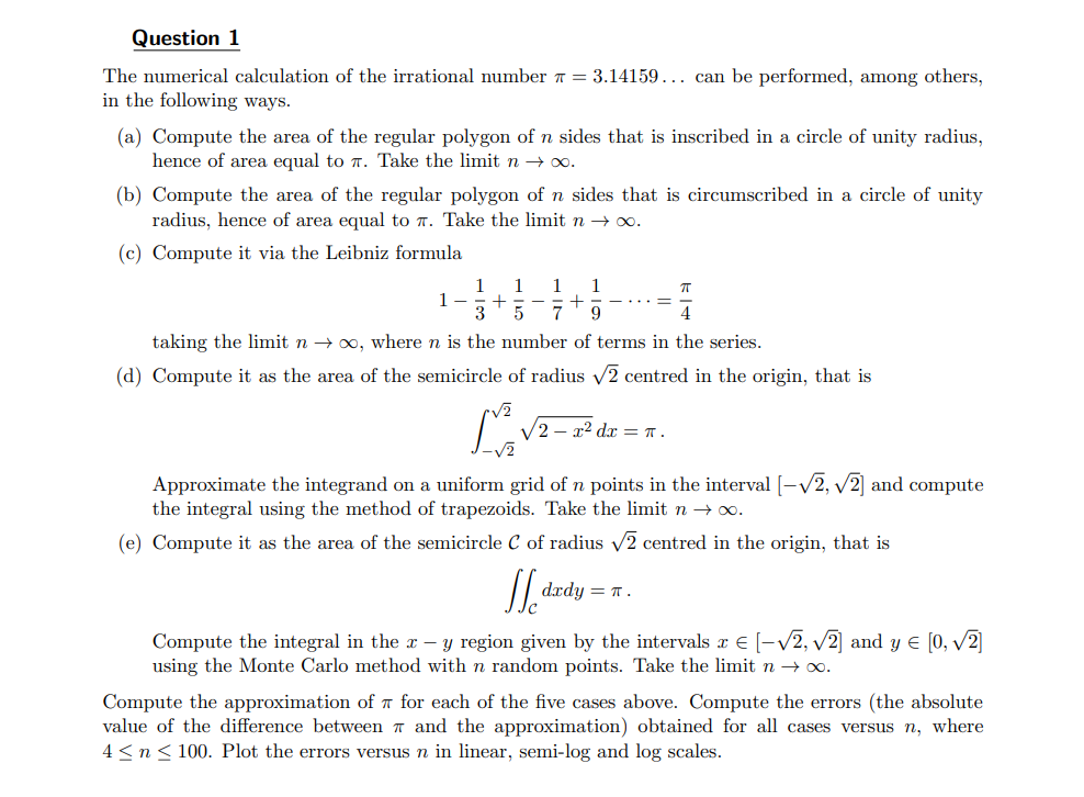 Solved Solve the following questions by using your preferred | Chegg.com