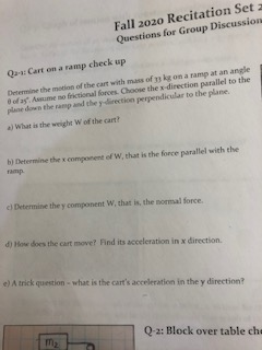 Solved Fall 2020 Recitation Set Questions for Group | Chegg.com