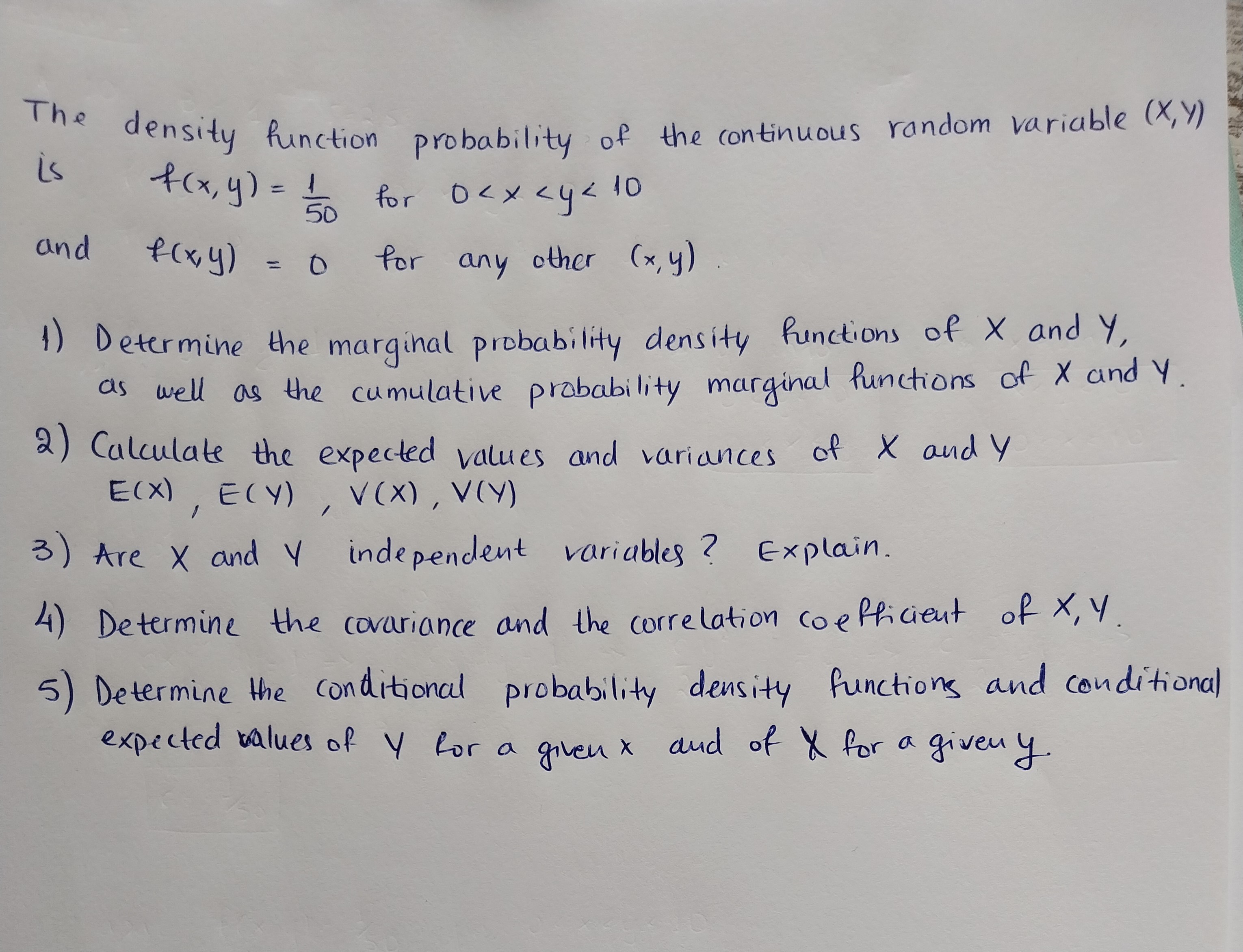 Solved Could You Please Solve The Problem Given In Hte