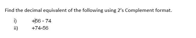 Solved Find the decimal equivalent of the following using | Chegg.com