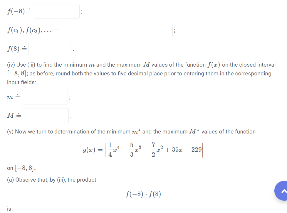 Solved (Min-Max Values of Differentiable Functions). | Chegg.com