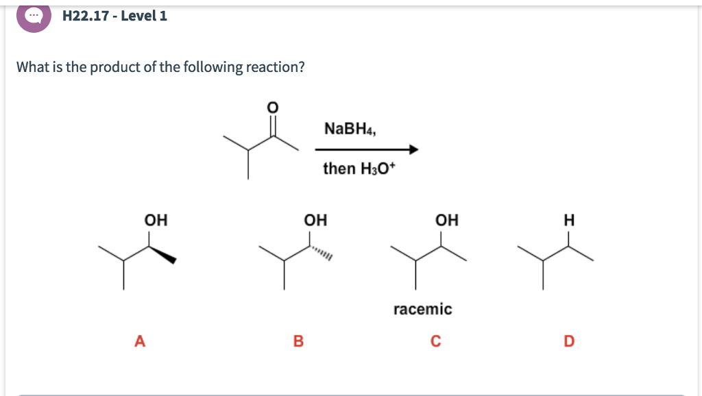 Solved H22.17 -Level 1 What is the product of the following | Chegg.com