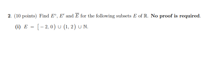 Solved 2. (10 points) Find E®, E' and Ē for the following | Chegg.com