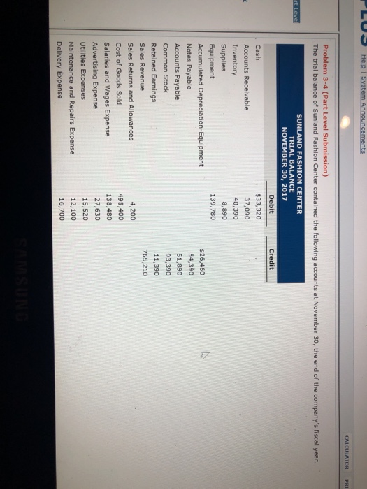 Solved CALCULATOR PRI Problem 3-4 (Part Level Submission) | Chegg.com