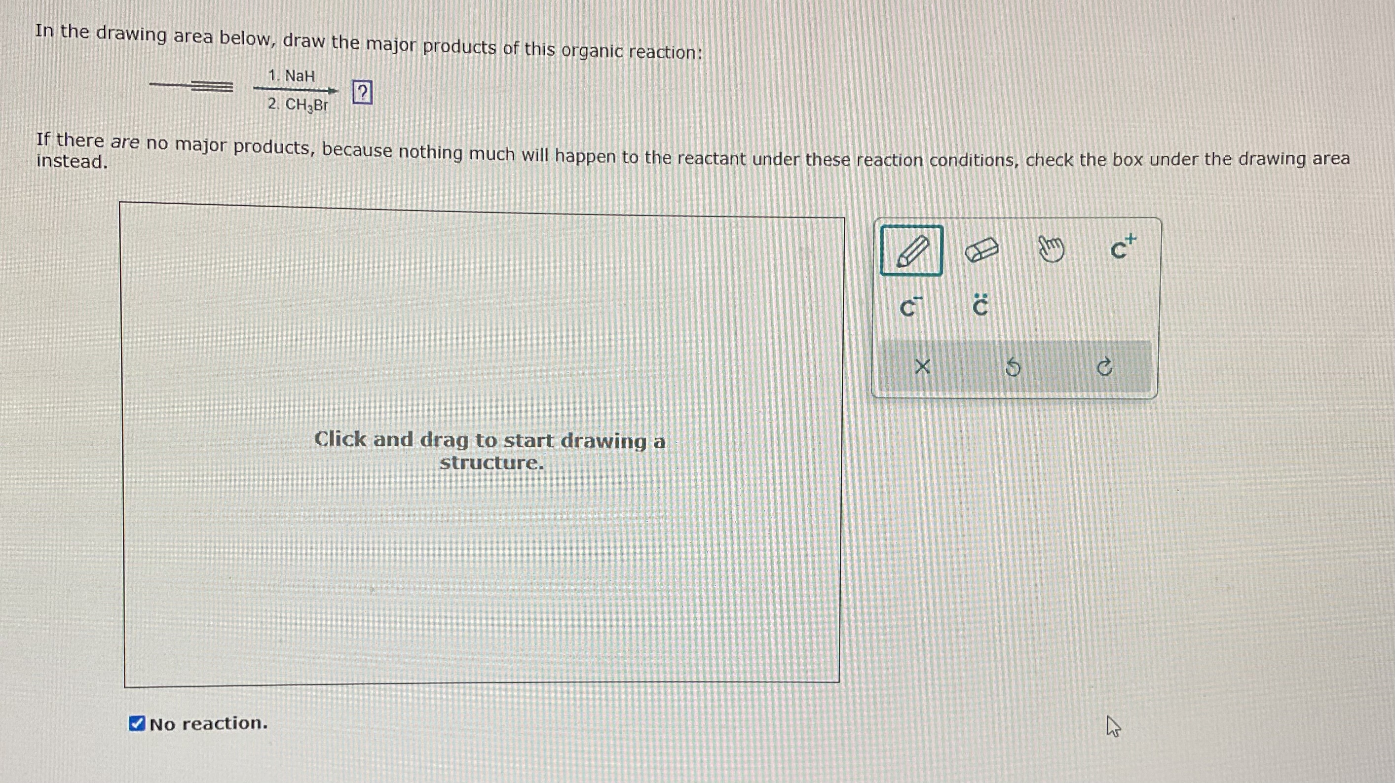 Solved In the drawing area below, draw the major products of | Chegg.com