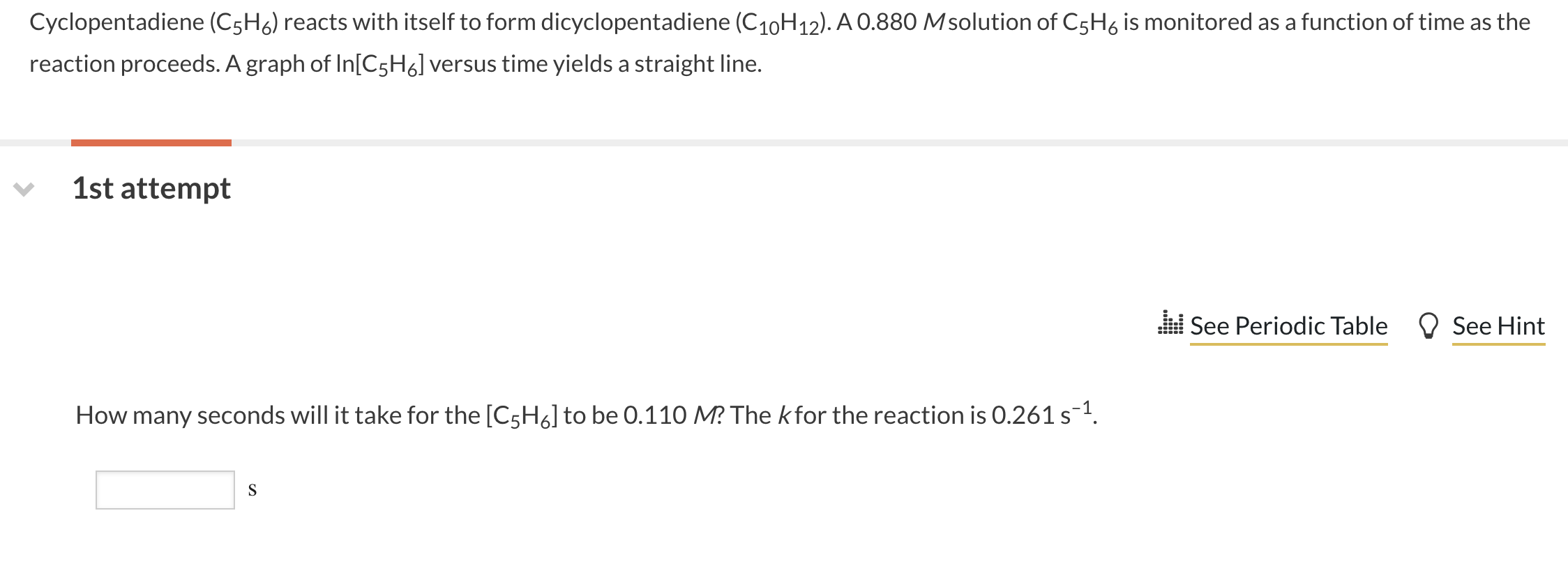 Solved Cyclopentadiene (C5H6) reacts with itself to form | Chegg.com