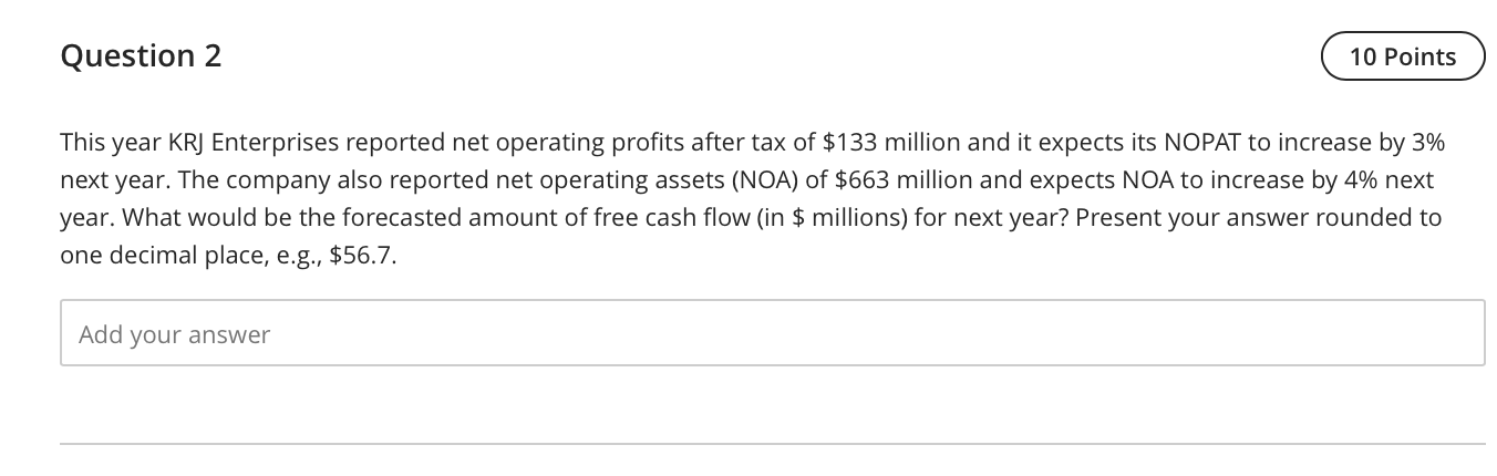 Solved This year KRJ Enterprises reported net operating | Chegg.com