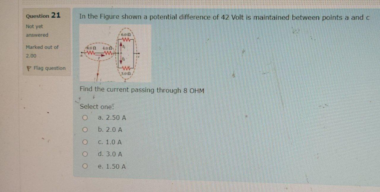 Solved Question 21 In the Figure shown a potential | Chegg.com