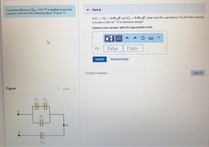 Solved A potential difference Vab 45.0 V is applied across | Chegg.com