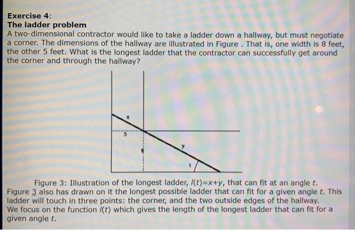 Solved Problem 5. This problem refers to the exercise 4 (the | Chegg.com