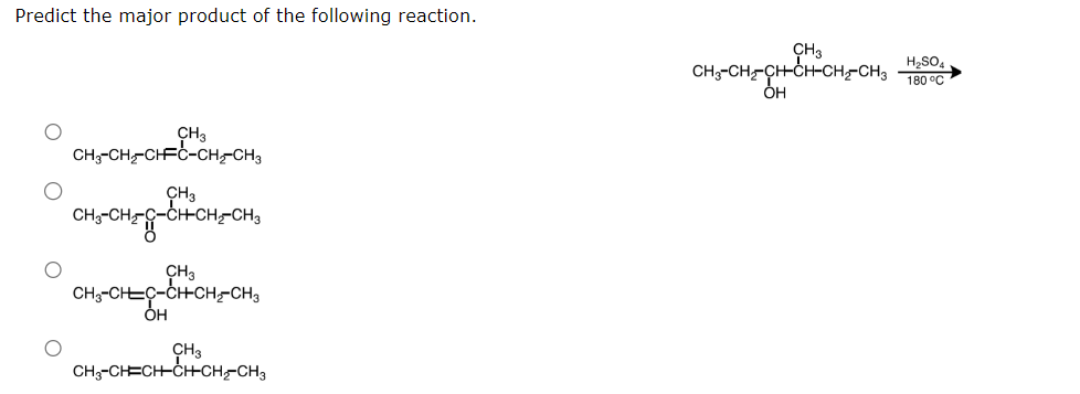Solved Predict the major product of the following reaction. | Chegg.com