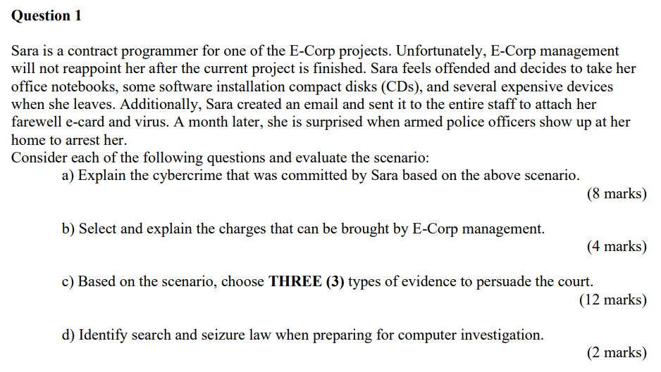 Solved Description: No point form and answer according to | Chegg.com