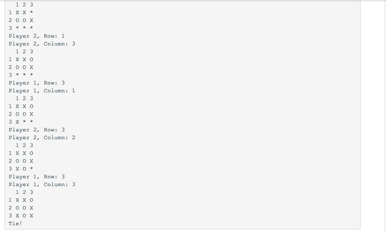 Solved 8.10 Assignment: Tic Tac Toe Write a program that | Chegg.com