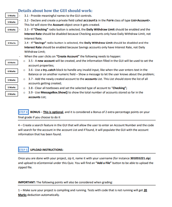Solved Overview You will be creating a Windows Application | Chegg.com