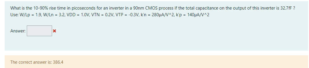Solved Calculate the capacitance in femtofarads on the | Chegg.com