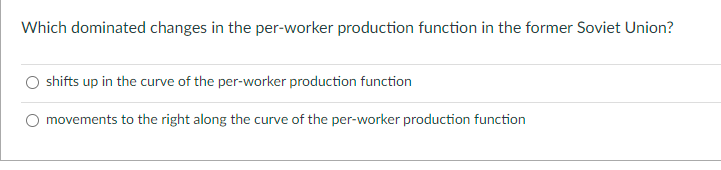 Solved Which dominated changes in the per-worker production | Chegg.com