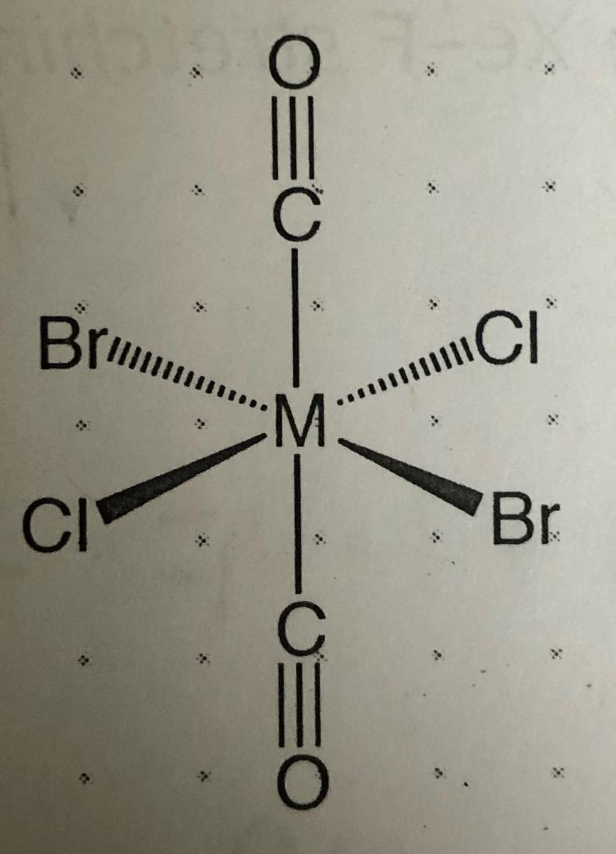 Solved 1 Observe The Octahedral Complex Molecule And Answer