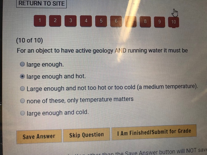 Solved Astronomy Questions On Planet Surfaces And Chegg