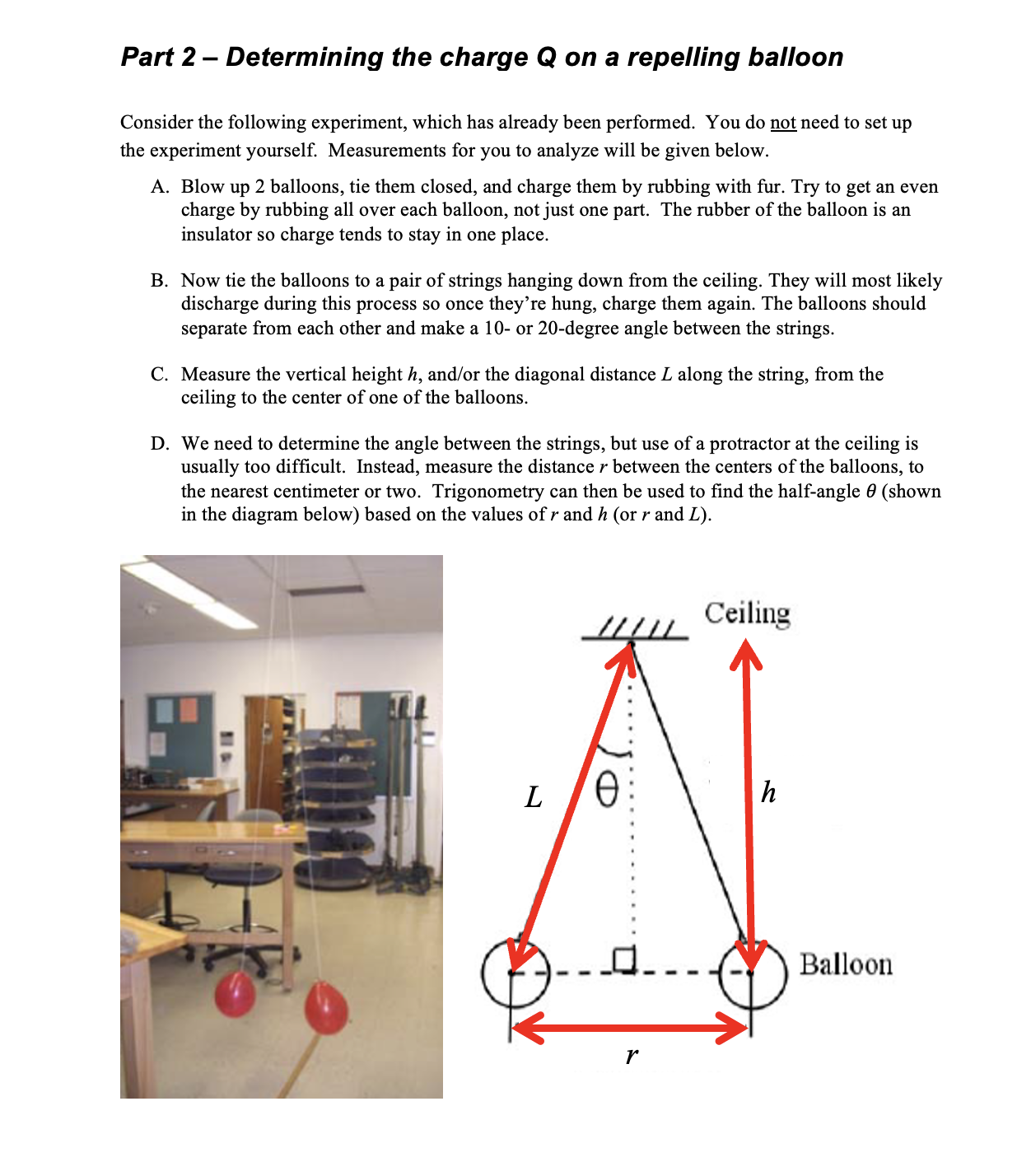 Table 3Experimental MeasurementsSeparation r between | Chegg.com