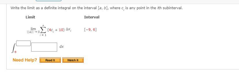 Solved Write the limit as a definite integral on the | Chegg.com