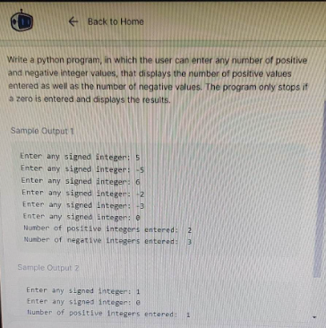 Solved Write a python program, in which the user can enter | Chegg.com