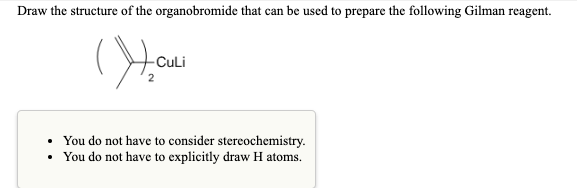 Solved Draw the structure of the organobromide that can be | Chegg.com
