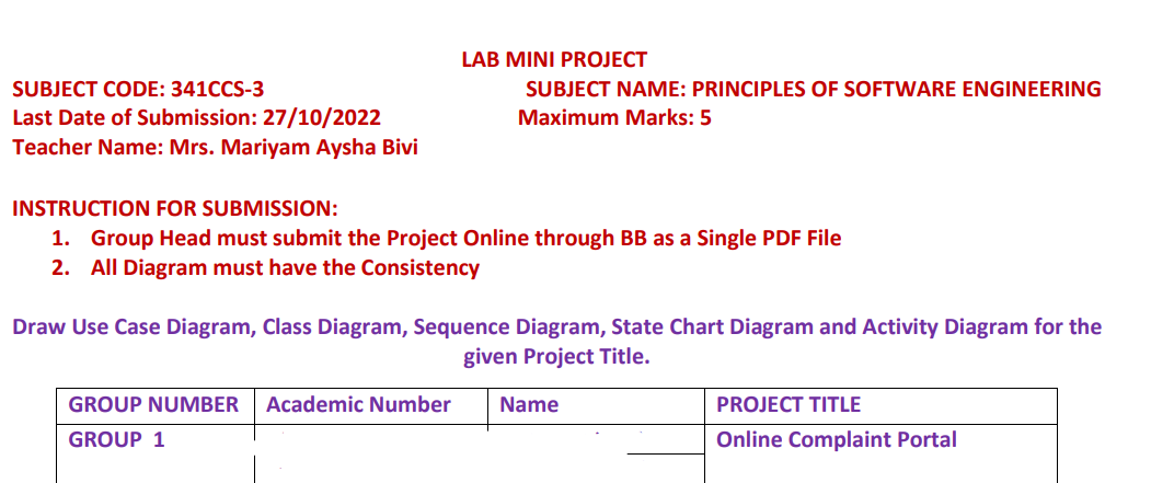 Solved Draw online complaint portal : Use | Chegg.com