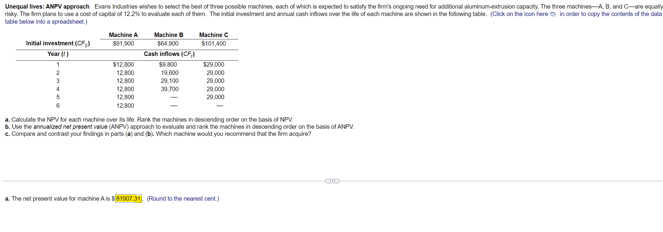 Solved 9 parts. The answer I have highlighted is wrong, | Chegg.com