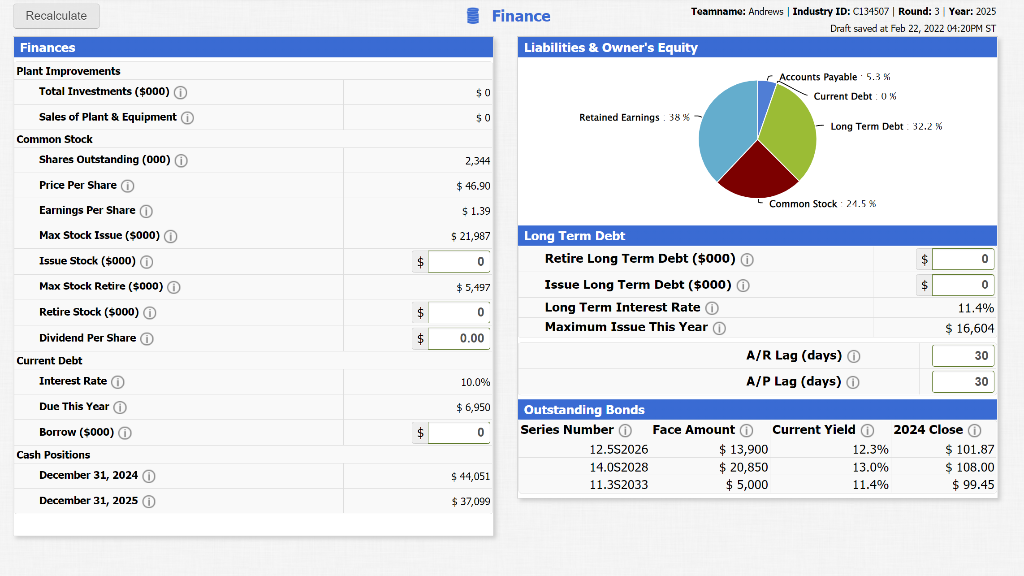 What should i do for round 3 (Capsim)? | Chegg.com