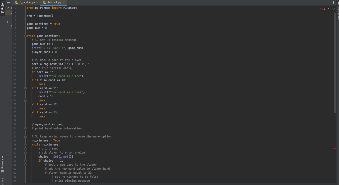 Solved player_hand += card # print hand value information # | Chegg.com