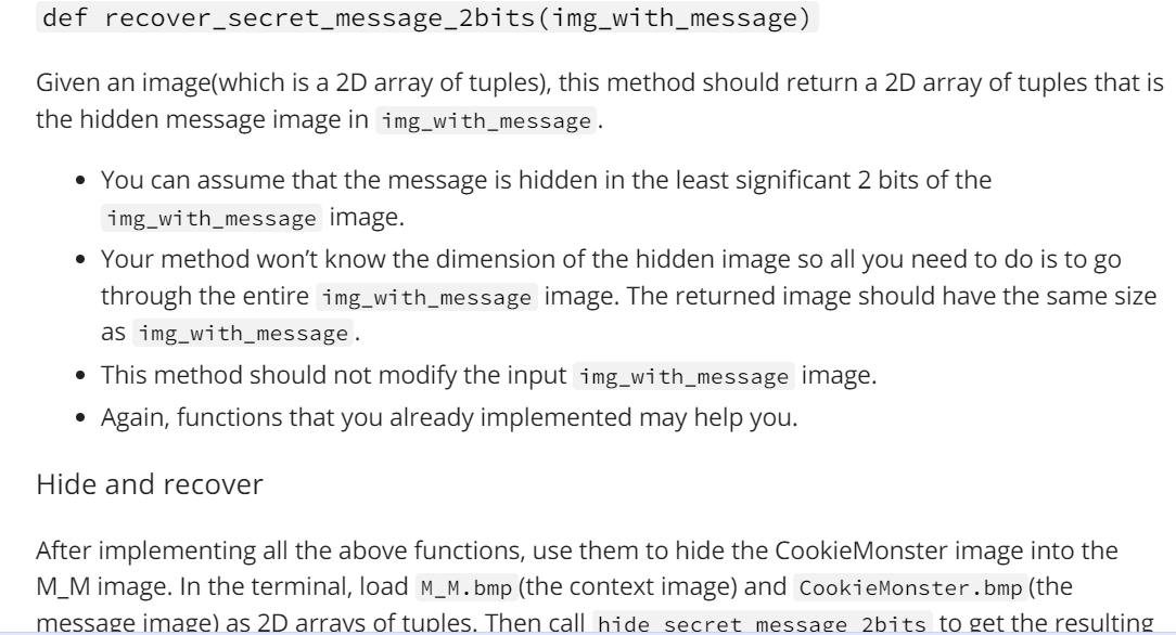 Solved M_MWithMessage.bmp def | Chegg.com