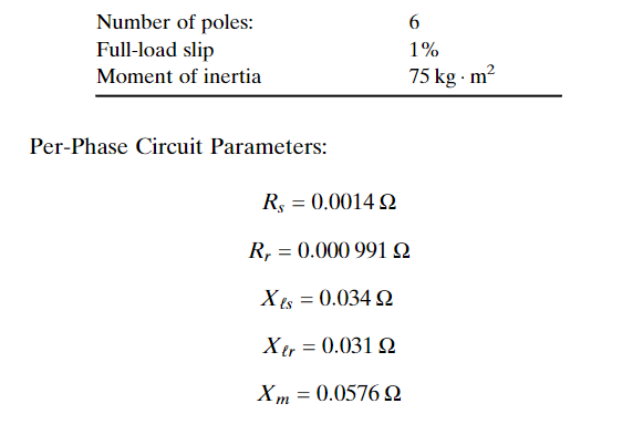 11-4 Calculate Ls,Lr, and Lm for the motor in Example | Chegg.com