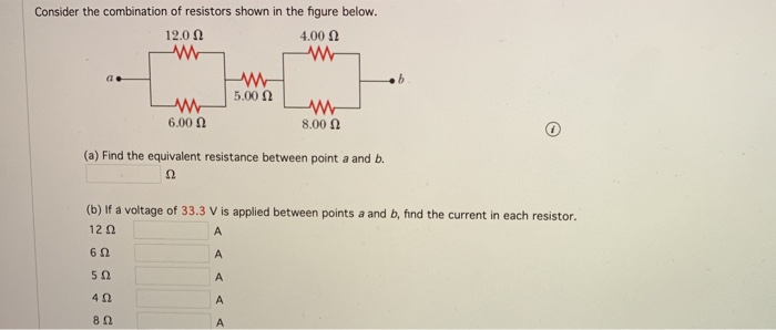 Solved Consider the combination of resistors shown in the | Chegg.com