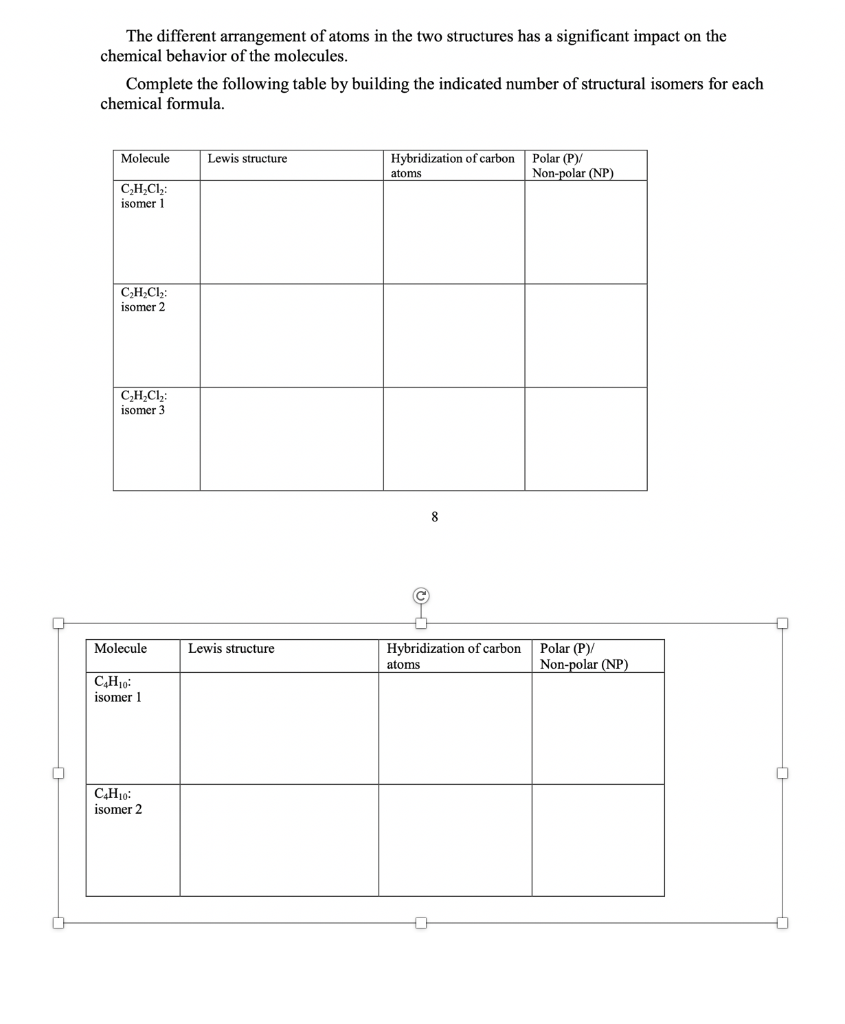 Solved Molecule Lewis structure Hybridization Electron group | Chegg.com