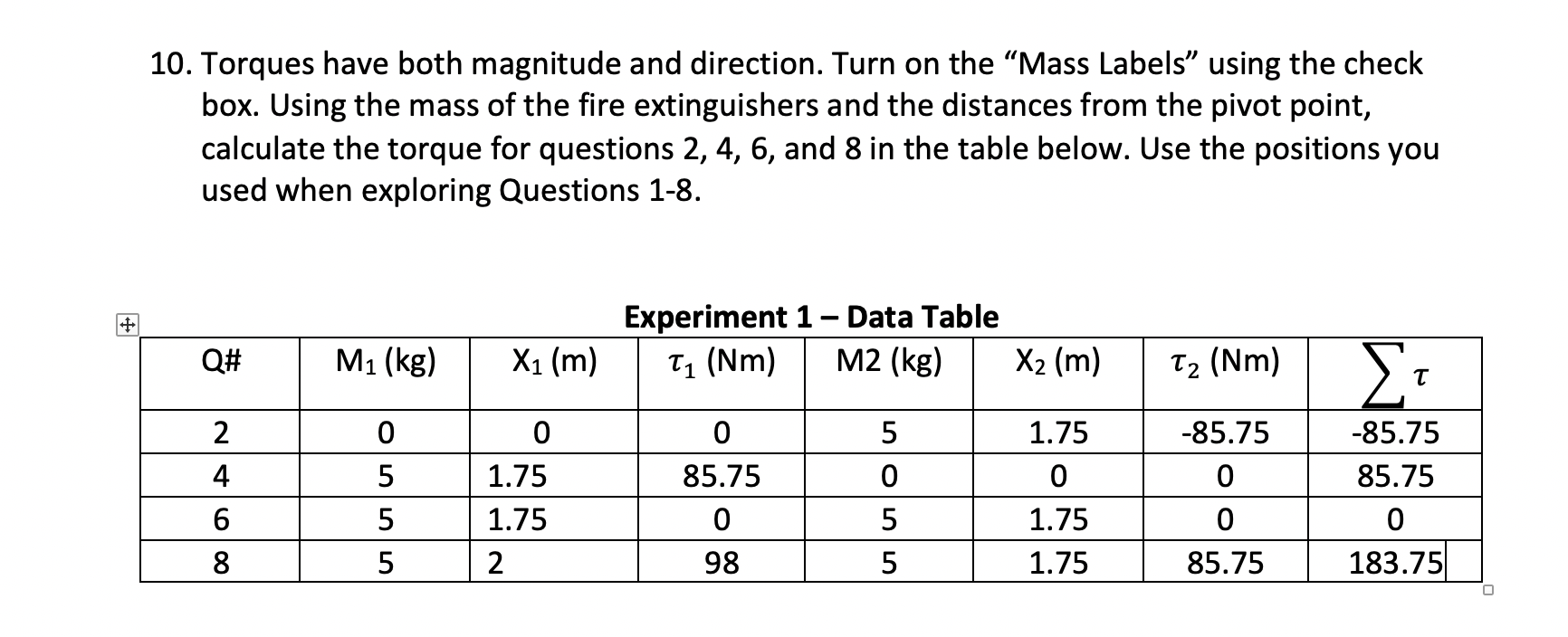 Solved 5 kg 5 kg 10 kg 10 kg To answer the following | Chegg.com