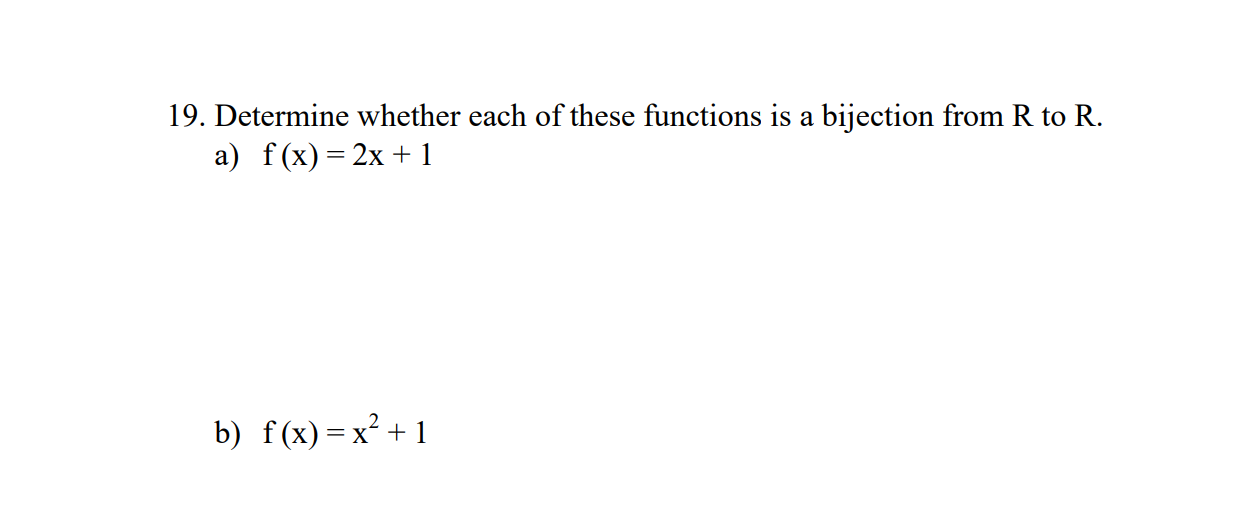 Solved 17. Determine whether f is a function from Z to Z if | Chegg.com