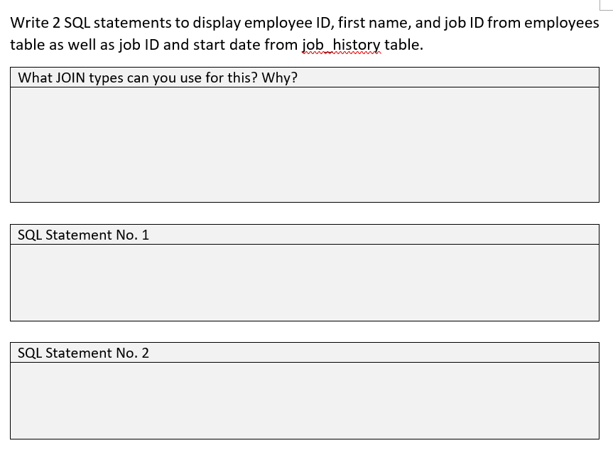 Solved Write 3 Sql Statements To Select All Columns When 2875