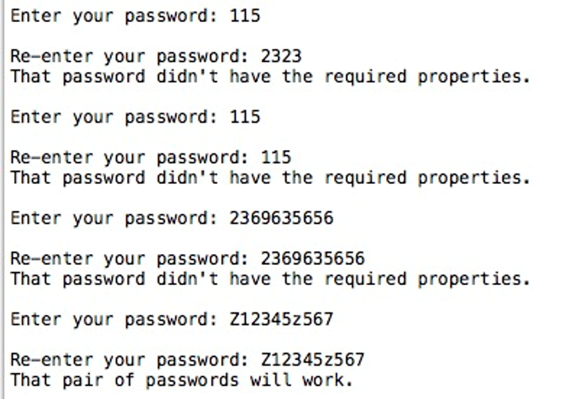 Solved Using Python: Having a secure password is a very | Chegg.com