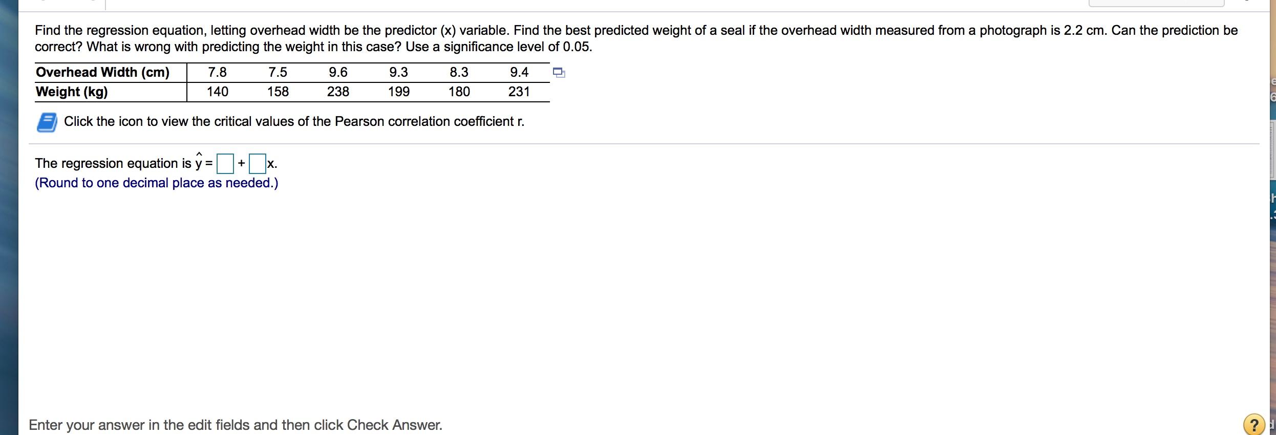 Solved Critical Values of the Pearson Correlation | Chegg.com