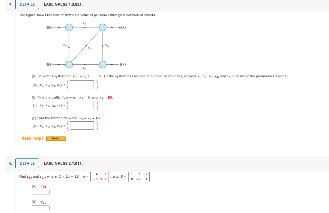 Solved 3. DETAILS LARLINALG8 1.3.021. The figure shows the | Chegg.com