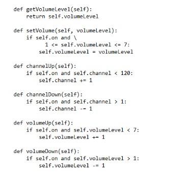 Solved Below is the TV class we covered in the class. Please | Chegg.com